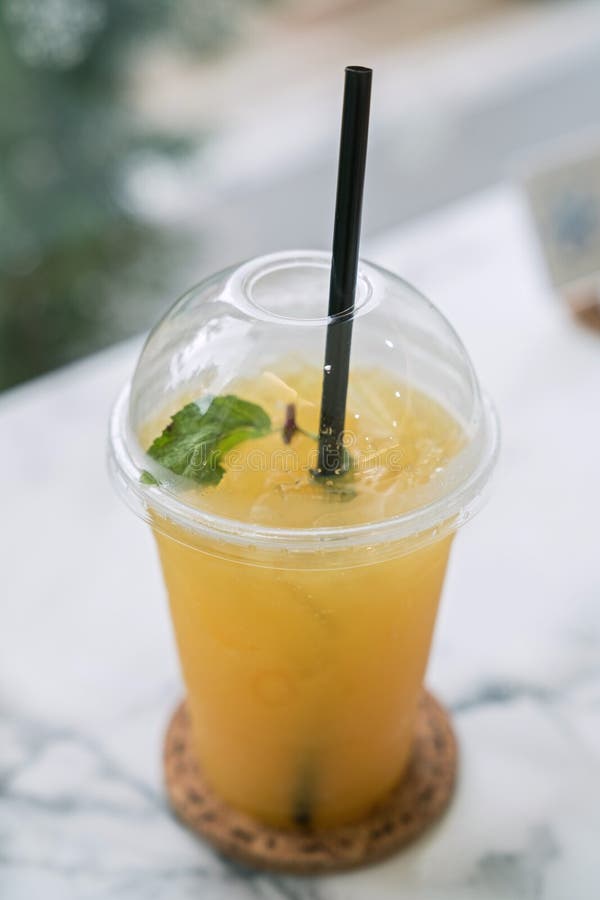 Mango soda stock photo. Image of orange, healthy, natural - 96736738