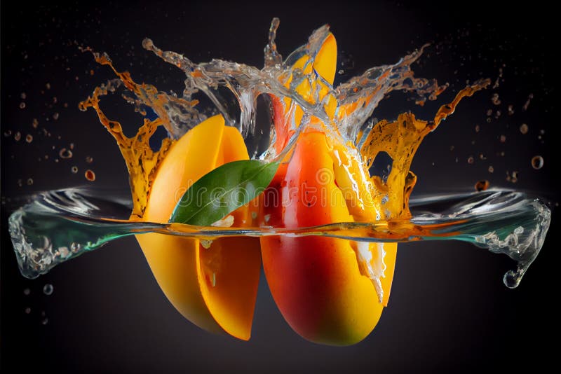 Mango Black Splash Stock Illustrations – 268 Mango Black Splash Stock ...