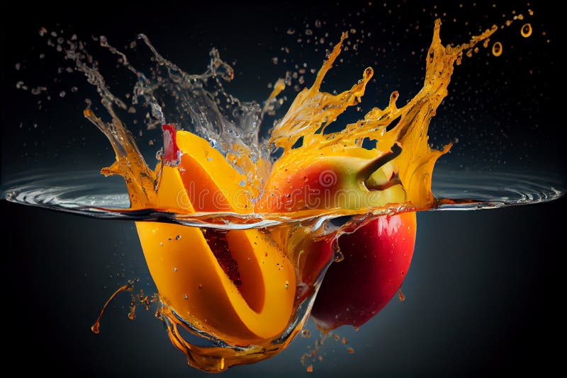 Mango Black Splash Stock Illustrations – 268 Mango Black Splash Stock ...