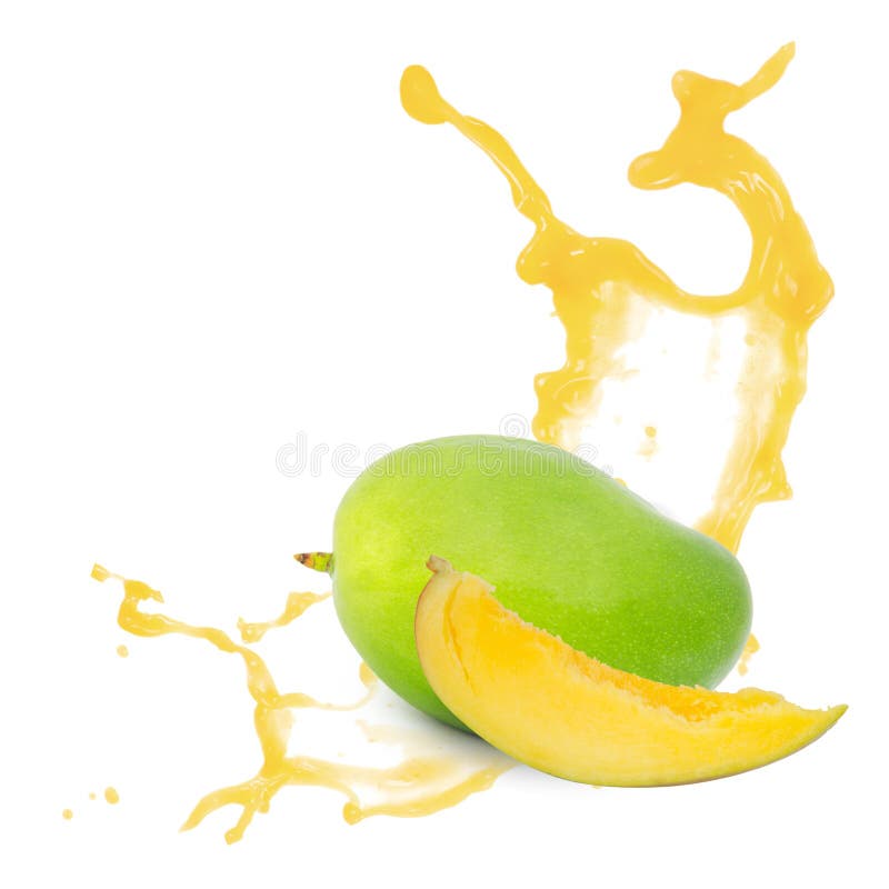 Mango splash stock photo. Image of green, food, falling - 42884802