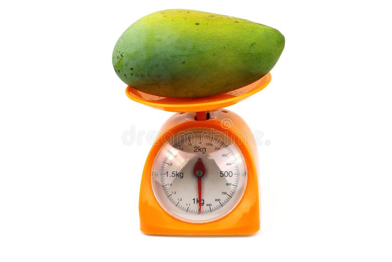 Mango Sweet Fruit on Weight Scale Stock Photo - Image of nature, sweet ...