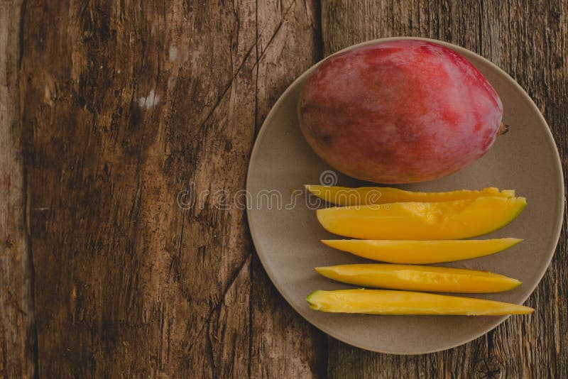 Mango on the table stock photo. Image of kitchen, eating - 46106486