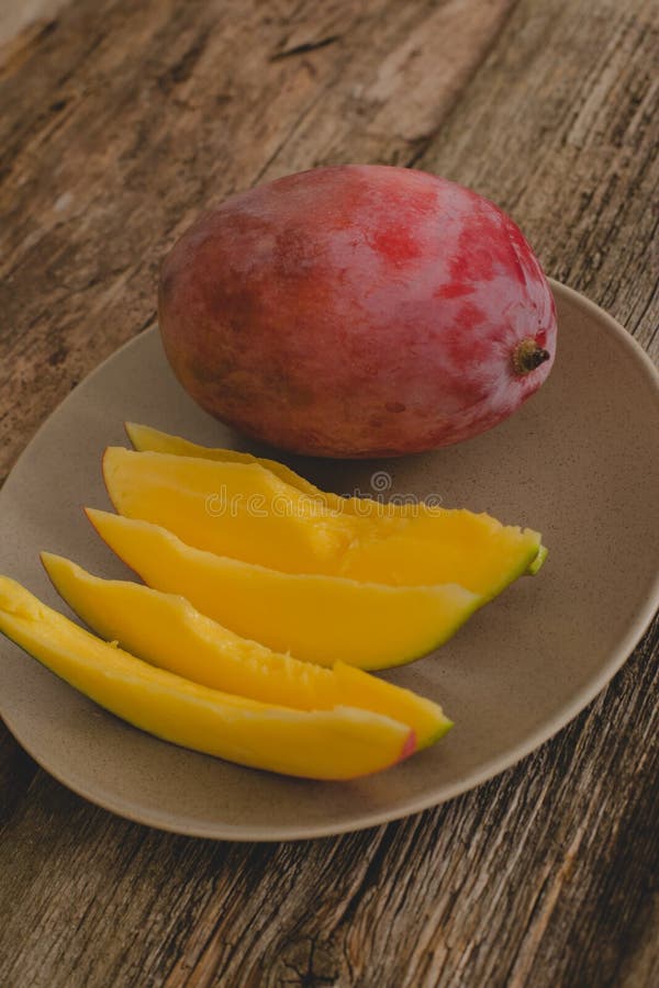 Mango on the table stock image. Image of rural, healthy - 46107149