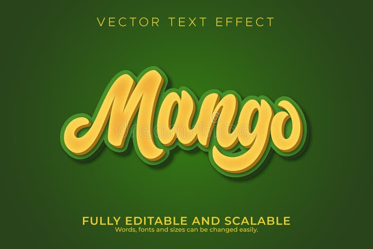 Mango Text Effect Stock Illustrations – 141 Mango Text Effect Stock Illustrations, Vectors ...