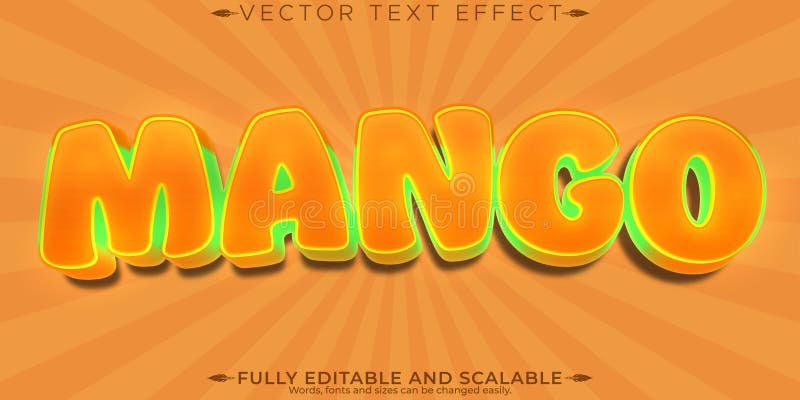 Mango Text Effect Stock Illustrations – 141 Mango Text Effect Stock Illustrations, Vectors ...