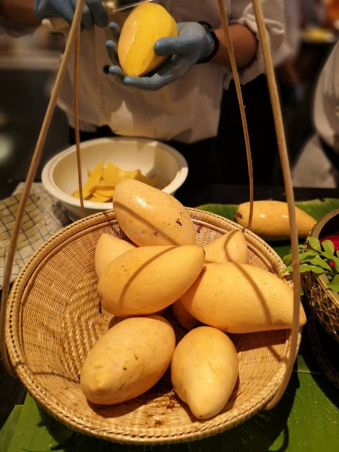 The Mango and Three Color Rice Stock Photo - Image of three, sweet ...