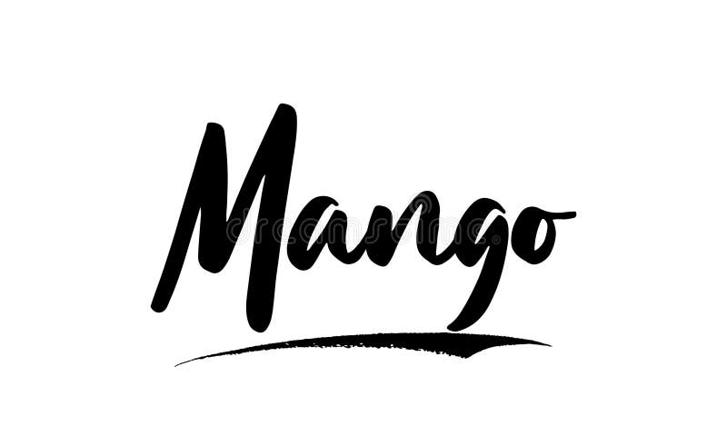Mango Calligraphy Stock Illustrations – 143 Mango Calligraphy Stock ...