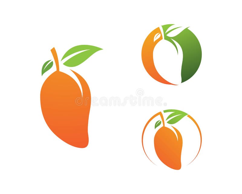 Manggo vector logo icon stock vector. Illustration of manggo - 213263006