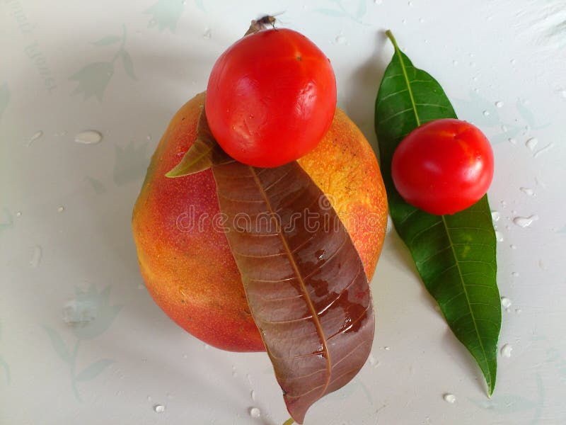 Mango, Vegetables and Delights Stock Image - Image of mango, fresh ...