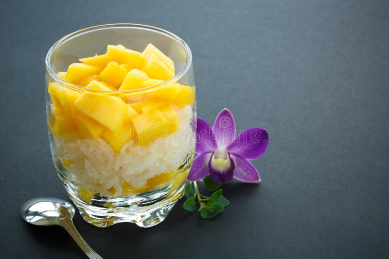 Mango verrine stock photo. Image of harvest, essential - 37137444