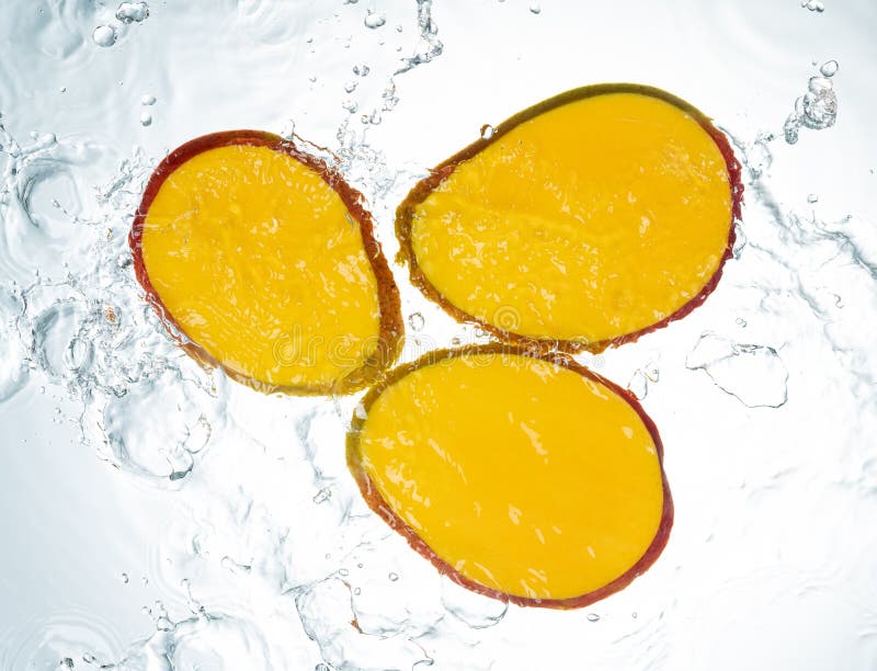 Mango with Water Drops stock photo. Image of water, food - 38898314