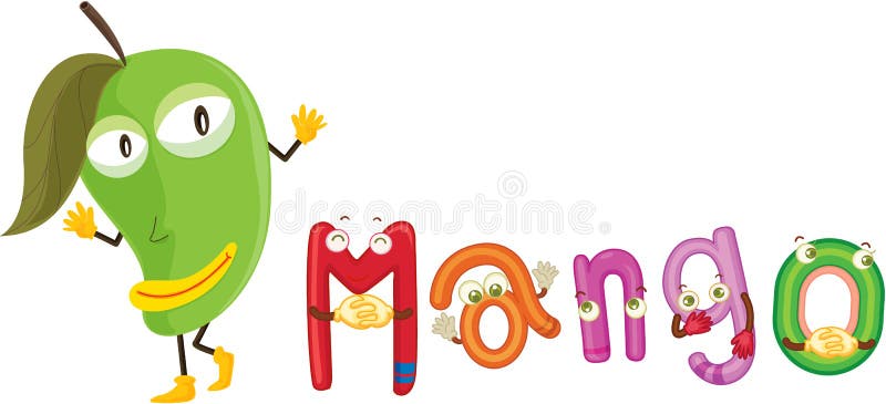 Mango Word Royalty Free Stock Photos - Image: 10300258