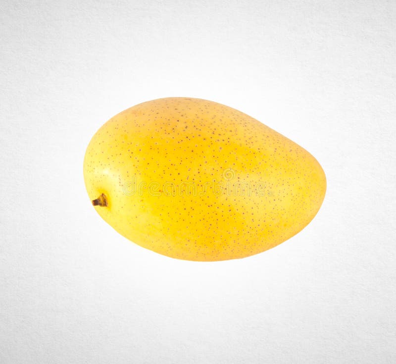 Mango or Yellow Mango on a Background. Stock Image - Image of closeup ...