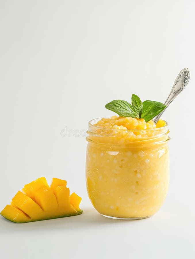 Mango Yogurt Parfait stock photo. Image of parfait, texture - 361820754