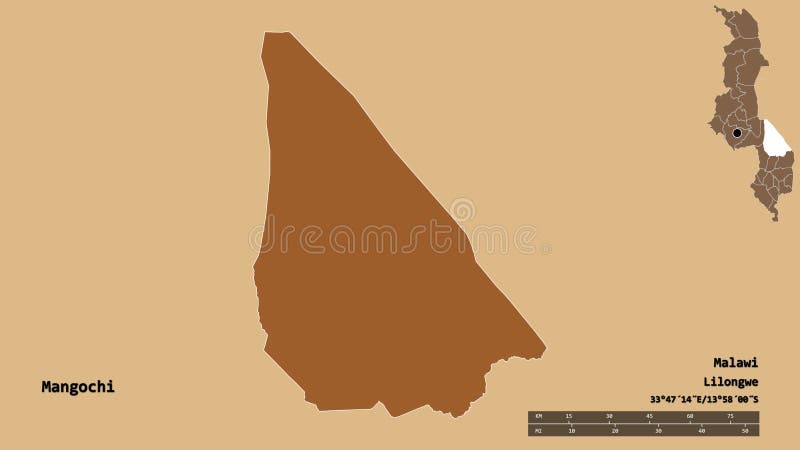 Mangochi, District of Malawi, Zoomed. Pattern Stock Illustration ...