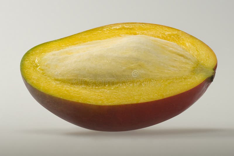 Mangofruit met halve pit, stock foto. Image of vruchten - 59177016
