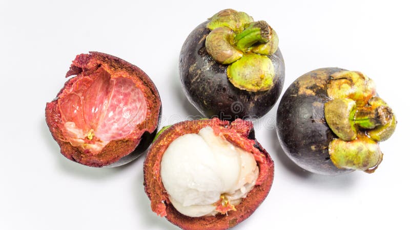 Mangostan/Mangustan stock afbeelding. Image of gezond - 95758041