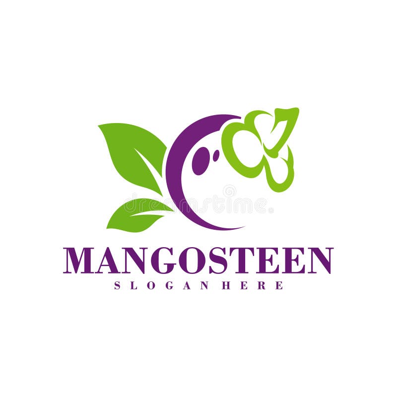 Mangosteen Logo Design Template. Creative Mangosteen Logo Vector ...
