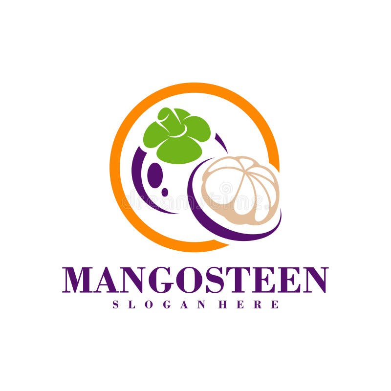 Mangosteen Logo Design Template. Creative Mangosteen Logo Vector ...