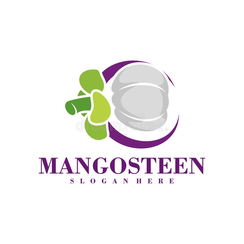 Mangosteen Logo Design Template. Creative Mangosteen Logo Vector ...
