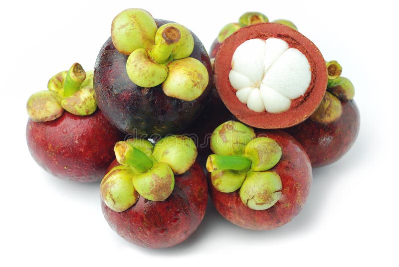 Fruit de mangoustan image stock. Image du santé, rouge - 19467323
