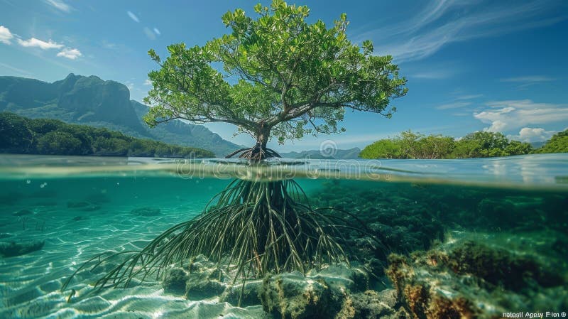 Mangrove Tree S Unique Root System Nature S Adaptation for Thriving in ...