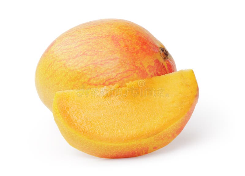 Mangue rouge jaune mûre photo stock. Image du simple - 40102982
