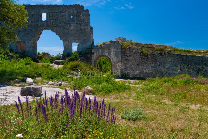 Mangup Kale Crimea stock photo. Image of stone, ruins - 36645734