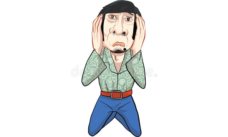 Manhandling, Tecknad Film, Vektor Vektor Illustrationer - Illustration ...