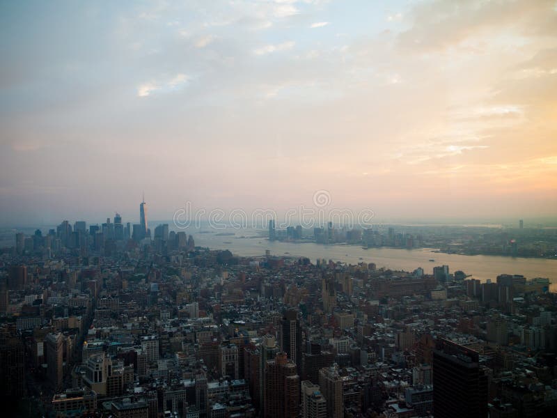 Manhattan from Above stock photo. Image of building, travel - 85246138