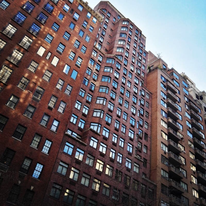 Manhattan stock photo. Image of york, apartments, manhattan - 87600458