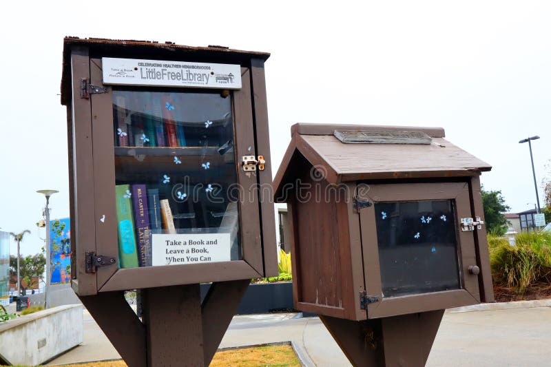 Manhattan Beach, California: Little Free Library Book Exchange Boxes ...