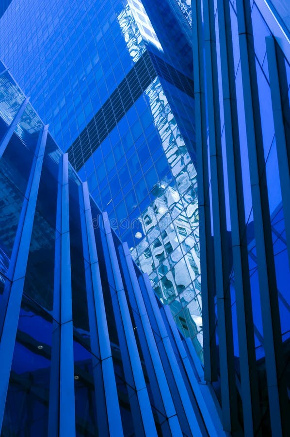 Manhattan in blue editorial photo. Image of modern, black - 5250921