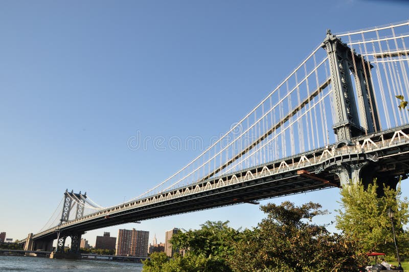 Manhattan bridge stock photo. Image of york, states, river - 27390202