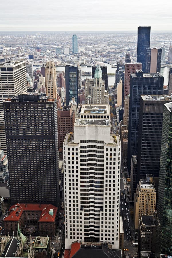 Manhattan buildings. stock image. Image of urban, tourism - 14622563