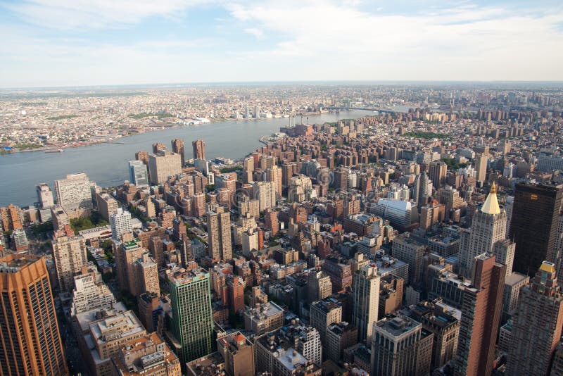 Manhattan city New York stock image. Image of empire - 14373867