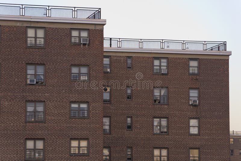 Manhattan Housing Projects 3 Stock Photo - Image of project, building ...