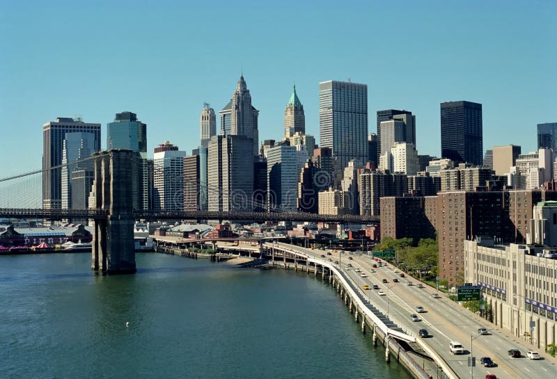 FDR Driveway, Manhattan, New York City USA Stock Image - Image of sunny ...