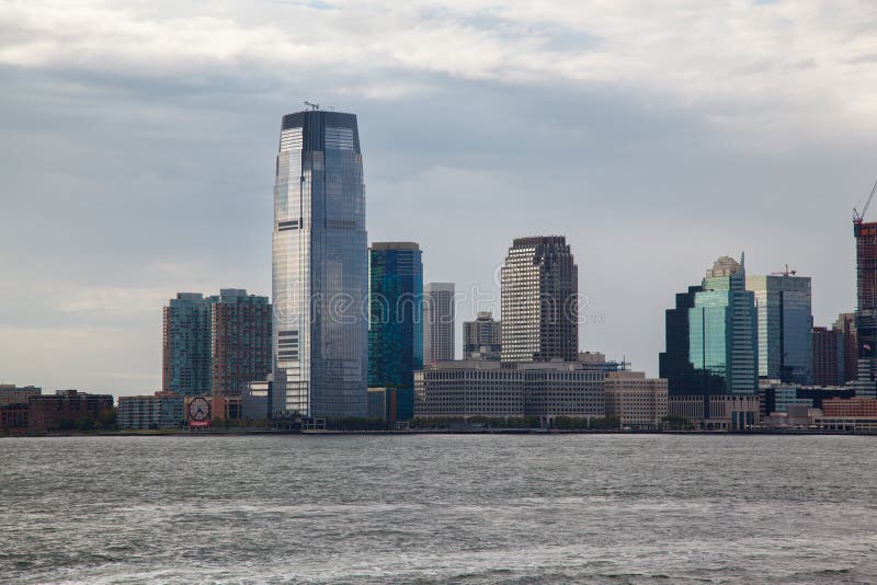 Goldman Sachs Building and Financial District in Jersey City, New ...