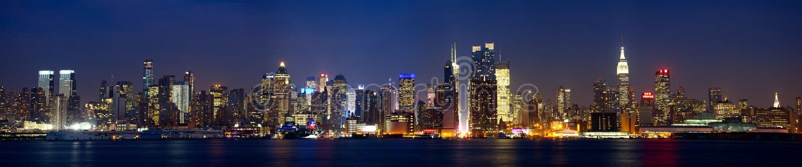 Lower Manhattan in HDR stock photo. Image of united, illuminated - 5895774