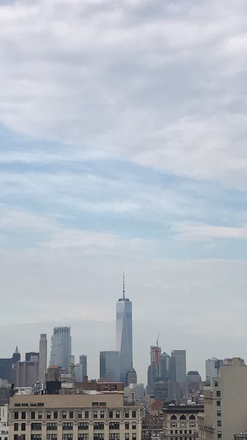 Manhattan sky stock photo. Image of manhattan, building - 144282388