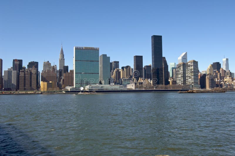 Manhattan View, East Side stock image. Image of skyline - 2027315