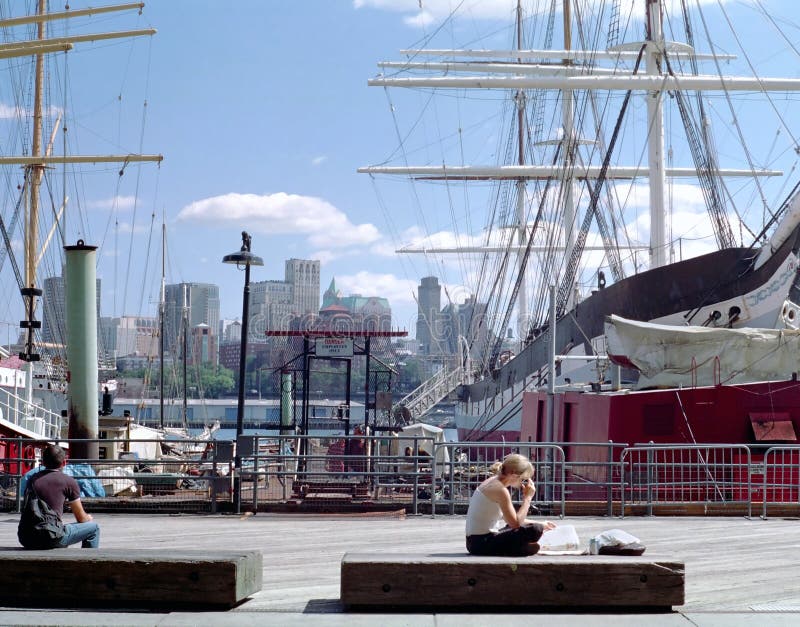 Manhattan Waterfront New York Editorial Photography - Image of paper ...