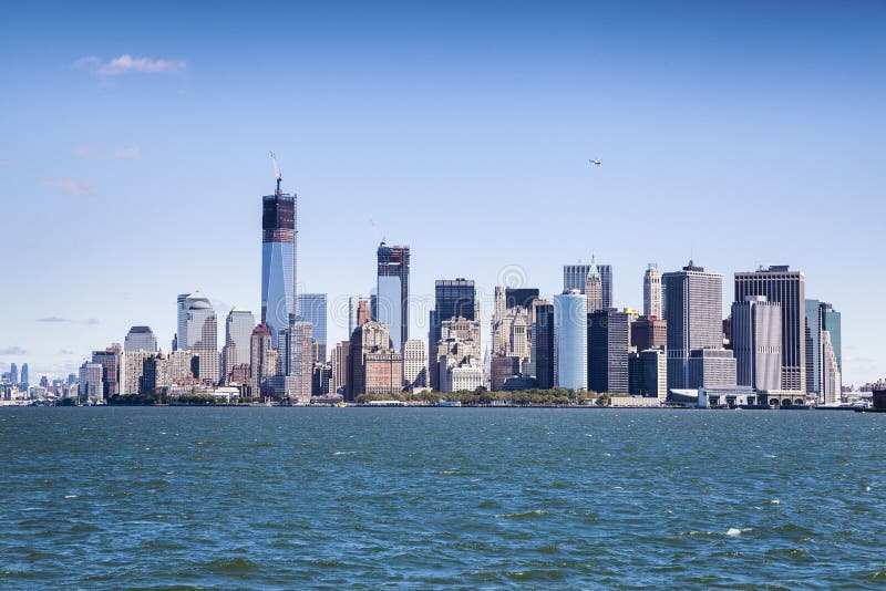 Manhattan - World S Financial Center Stock Image - Image of built ...