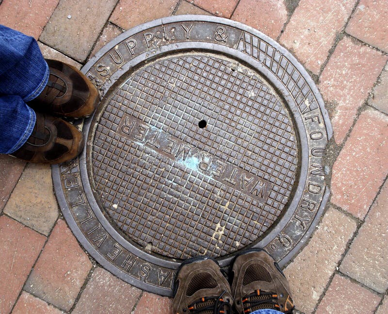 Manhole Cover stock image. Image of circle, hole, rust - 8022519