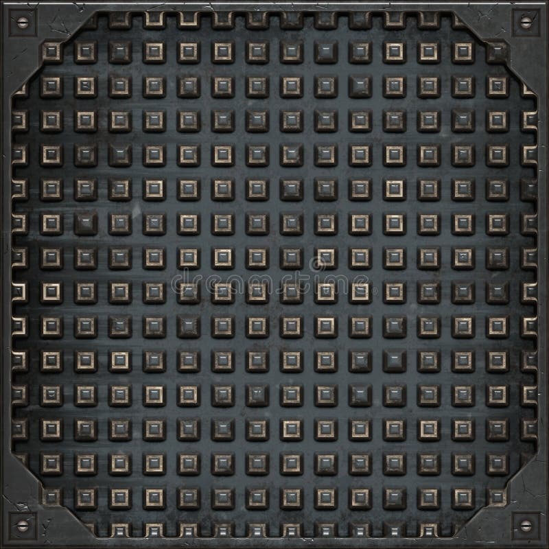 Manhole Cover (Seamless Texture) Stock Illustration - Illustration of ...
