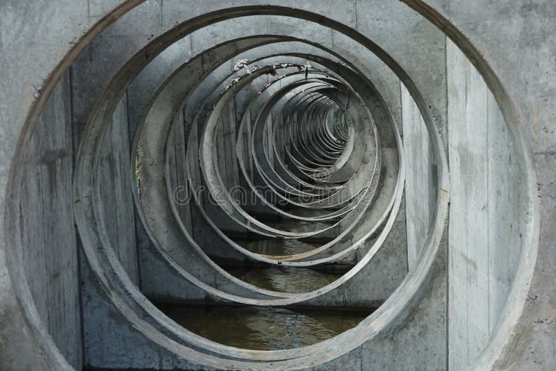 Manhole for Reinforced Concrete Drainage Stock Image - Image of floor ...