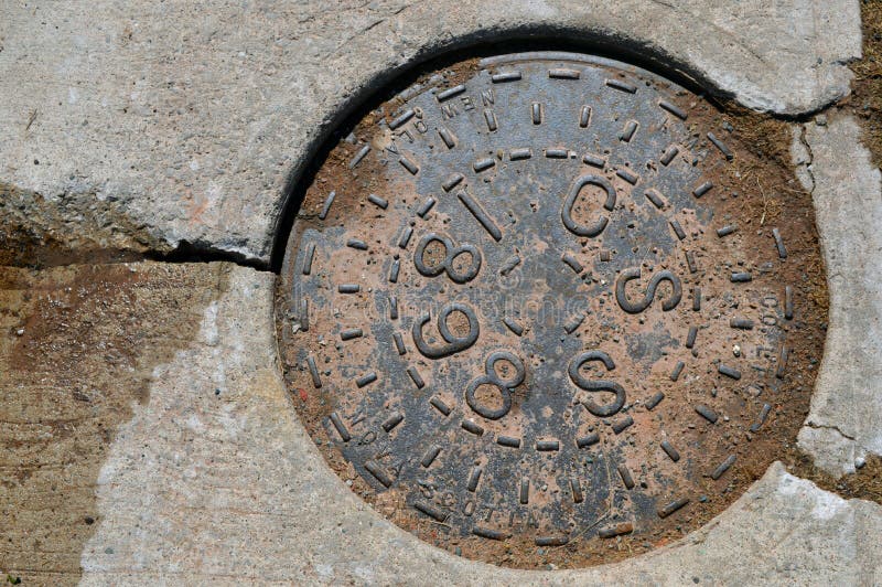 Manhole stock image. Image of walk, urban, pavement, sewage - 39781445