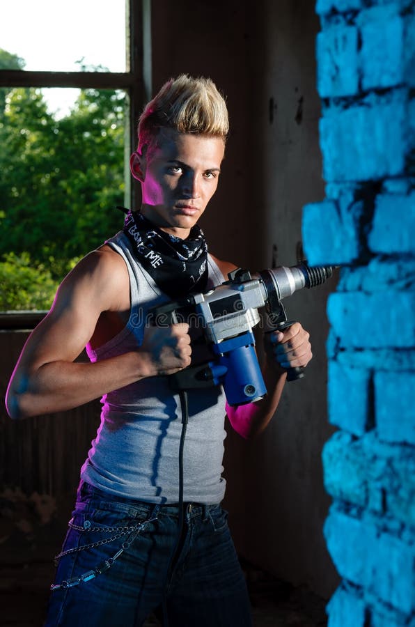 Manhood stock image. Image of macho, attractive, looking - 28044115