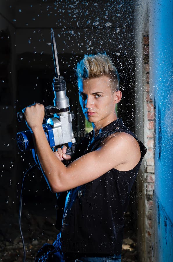 Manhood stock image. Image of macho, attractive, looking - 28044115